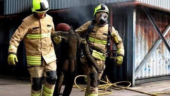 Three fire crews attend house fire | tenby-today.co.uk